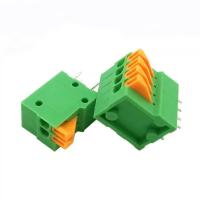 China PA66 Housing 2.54mm Pitch PCB Screwless Terminal Block for sale