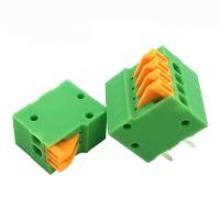 China Narrow Spacing 2.54 mm Screwless PCB Spring Terminal Block 150V 4A for sale