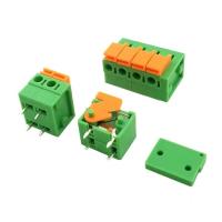 China 300V 10A Screwless Quick Fit PCB Spring Terminal Block for sale