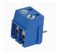China 2 Poles HQ300R-5.0mm PCB Screw Terminal Block 14awg for sale