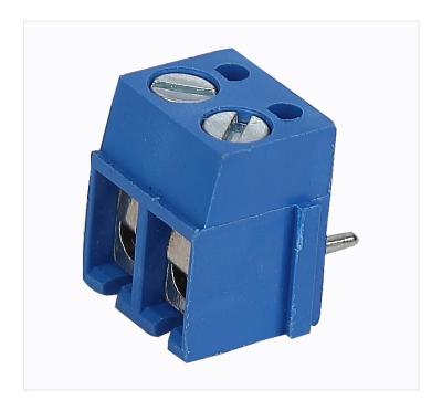China 2 Poles HQ300R-5.0mm PCB Screw Terminal Block 14awg for sale