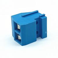 China HQ332K-5.0mm Pitch Pcb Mount Screw Terminal Plastic 2 Poles for sale