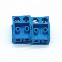 China HQ332K-5.0mm Pitch Pcb Mount Screw Terminal Plastic 2 Poles for sale