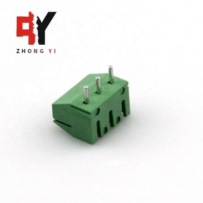 China HQ350R 3 Poles Screw Terminal Block Connector 3.5mm/3.96mm Low Voltage for sale