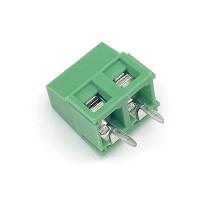 China HQ127V-5.0/5.08mm Pcb Screw Terminal Block 2 Poles Square Electric for sale