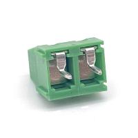 China HQ127V-5.0/5.08mm Pcb Screw Terminal Block 2 Poles Square Electric for sale