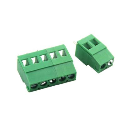 China 2 Poles Pcb Screw Terminal HQ129V-7.5/7.62 Mm Pitch Fixed Connector for sale