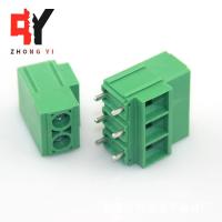 China 3 Poles Pcb Mount Screw Terminal HQ135T-10.16mm Electric for sale