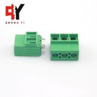 China 3 Poles Pcb Mount Screw Terminal HQ135T-10.16mm Electric for sale