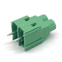 China HQ635 2 Poles Busbar Pcb Screw Terminal Block 6.35/7.62mm Pitch for sale