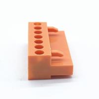 China Orange 300V 2-24 poles Plug-In Terminal Block Female Panel Mounted for sale