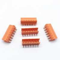 China 3.96mm Plug-In Terminal Block Right Angle Copper Female Connector for sale