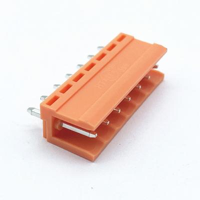 China HT396V 3.96mm Pitch Pluggable Screw Terminal Block Vertical Angle Male for sale