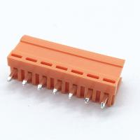 China HT396V 3.96mm Pitch Pluggable Screw Terminal Block Vertical Angle Male for sale