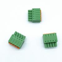 China PA66 28-16AWG Pluggable Terminal Block Connector HQ15EDGKD-3.5/3.81mm Pitch for sale