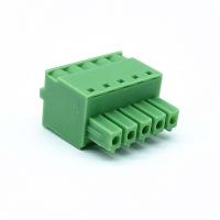 China PA66 28-16AWG Pluggable Terminal Block Connector HQ15EDGKD-3.5/3.81mm Pitch for sale