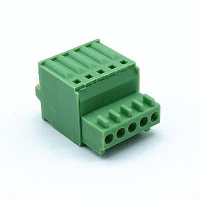 China 2.5mm 2.54mm Pitch Pluggable Screw Terminal 150V 5A HQ15EDGKD Electric for sale