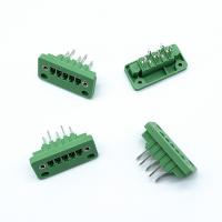 China Screw Type Plug-In Terminal Block HQ15EDGWB-3.81mm Pitch Brass for sale
