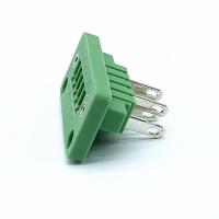 China Screw Type Plug-In Terminal Block HQ15EDGWB-3.81mm Pitch Brass for sale