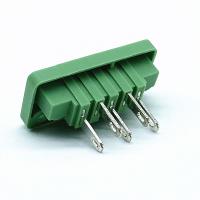 China Screw Type Plug-In Terminal Block HQ15EDGWB-3.81mm Pitch Brass for sale