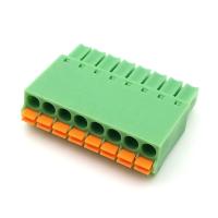 China 300V 8A Plug In Terminal Block HQ15EDGKN 3.5mm 3.81mm Pitch for sale