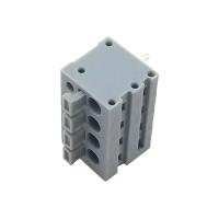 China HQ211V-2.54mm Pitch Screwless pcb spring terminal block for sale