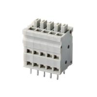 China HQ211V-2.54mm Pitch Screwless pcb spring terminal block for sale