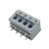 China 150V HQ211R-2.54mm Pcb Spring Terminal 1P 18AWG for sale