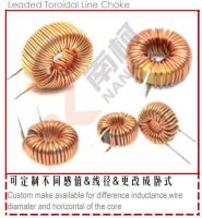 China FCLT Series Through Hole Filter Choke Toroidal Differential Inductor 10μH-100mH 0.1A-10A Range for sale