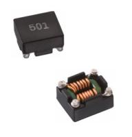 China DCCM10 Series Low Profile Common Mode Choke - 5.3mm Height, 2200 Ohm Impedance, 5A Current Rating SMD Inductor for sale
