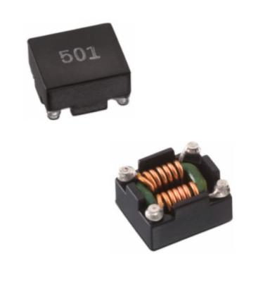 China DCCM10 Series Low Profile Common Mode Choke - 5.3mm Height, 2200 Ohm Impedance, 5A Current Rating SMD Inductor for sale