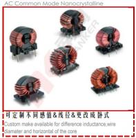 China SMPS Nanocrystalline Common Mode Choke Plug-In Inductor ACCM05 Series - 1kHz-300MHz Frequency Range, THT Package for sale
