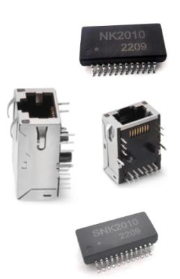 China 1.5KV Industrial LAN Transformer for Ethernet Hubs and Routers with 100W POE and -40°C to +85°C Operating Range for sale