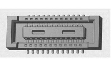 China 0.4mm Pitch Board To Board Connector 1.5mm Height High Speed BTB ROHS Compliant 30V Rating for sale