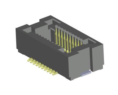 China 0.5mm Pitch Board-to-Board Connector Female Type 50V 0.5A with 2.0-15mm Height Range for sale
