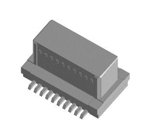 China 0.5mm Pitch Right Angle Board-to-Board Connector SMT Type with 8-98 Pin Options and High-Speed Performance for sale