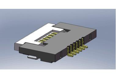 China 0.5mm Pitch FPC Connector 1.5mm Height Front Lock Flip ZIF SMT Right Angle 4-54 Pin Options for sale