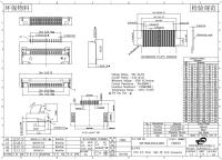 China 0.5mm Pitch Front Lock FPC Connector with 1.8mm Height and 50V Rating for SMT Applications for sale