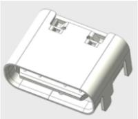 China Short Type USB 3.0 16-Pin Type C Female Connector 5.0A 100VAC SMT Right Angle for sale