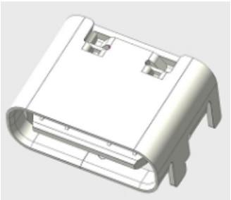 China Short Type USB 3.0 16-Pin Type C Female Connector 5.0A 100VAC SMT Right Angle for sale