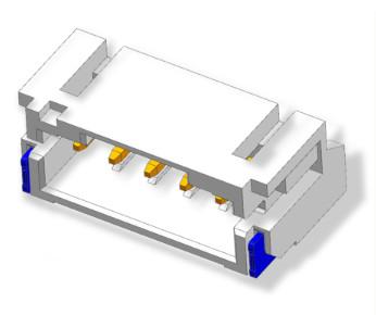 China 2.0mm Pitch Wafer WTB Wire To Board Connector Horizontal SMT 5.5mm Height for AWG 30-24 Cables for sale