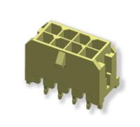 China 3.0mm Pitch Vertical SMT Wire-to-Board Connector 5.0A 250V with 9.9mm Height for sale