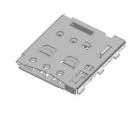 China Push Push Nano Sim Card Socket Connector 1.2mm Height Reel Packaging 0.5A 3000 Cycles for sale