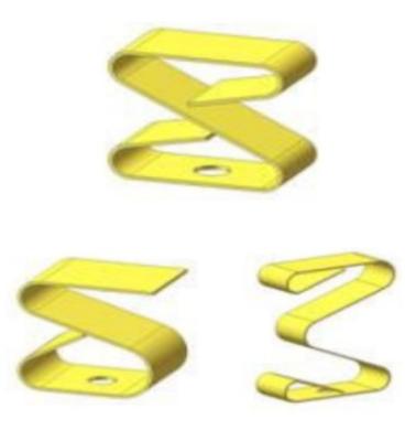 China Customized Copper Beryllium EMI Contact Finger SMD Gaskets - Gold Plated SMT Side Spacer Type 2.5-15mm for sale