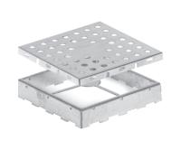 China Two-Piece Board Level EMI Shields 0.004-0.090in Thickness with 40dB Shielding Effectiveness for PCB Surface Mount for sale