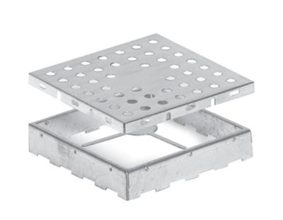 China Two-Piece Board Level EMI Shields 0.004-0.090in Thickness with 40dB Shielding Effectiveness for PCB Surface Mount for sale