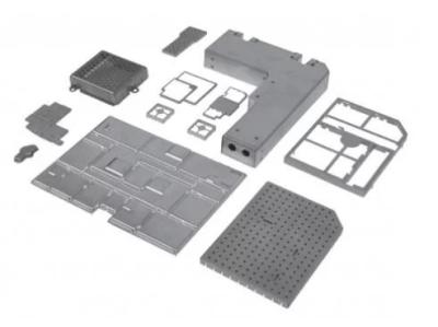 China Custom PCB EMI Shielded Cabinets with Board Level Shields - 40 dB Shielding at 1 GHz, 0.004-0.090 inch Material Thickness for sale