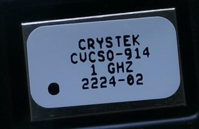 China CRYSTEK CVCSO-914-1000 VCSO Oscillator 1.0000 GHz SMD Sine Wave Output for sale