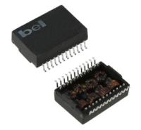China BEL S558-5999-P3-F LAN Gigabit 24P SMD Module XFRMR for Industrial Networking for sale