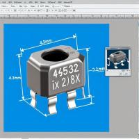 China SMD Common Mode Choke 4532 4.5x3.2x2.8mm 20Ω-2000Ω DC Filter Inductor for sale